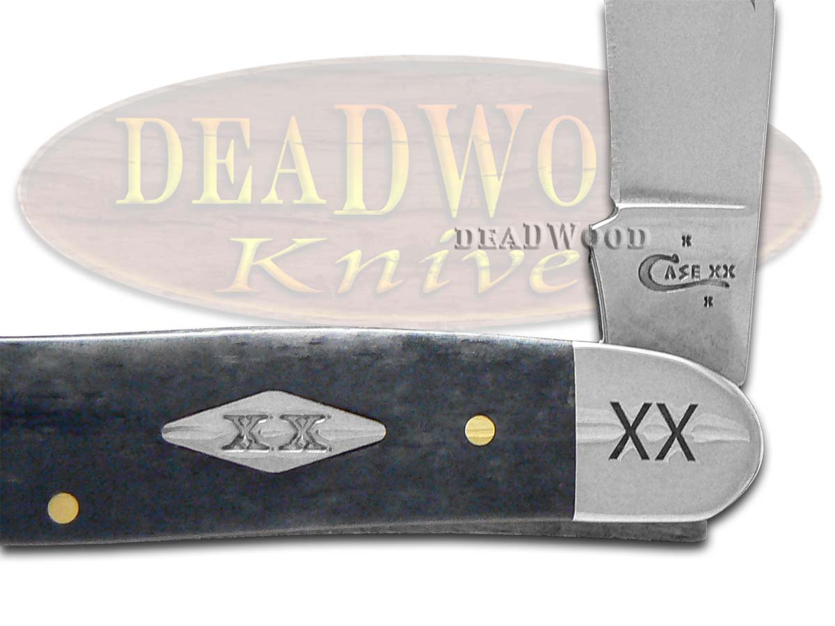Case XX Muskrat Knife Smooth Gray Bone 1/500 Stainless Pocket Knives ...